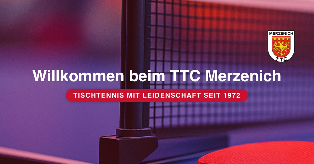 TTC Merzenich – Tischtennis im Kreis Düren & WTTV